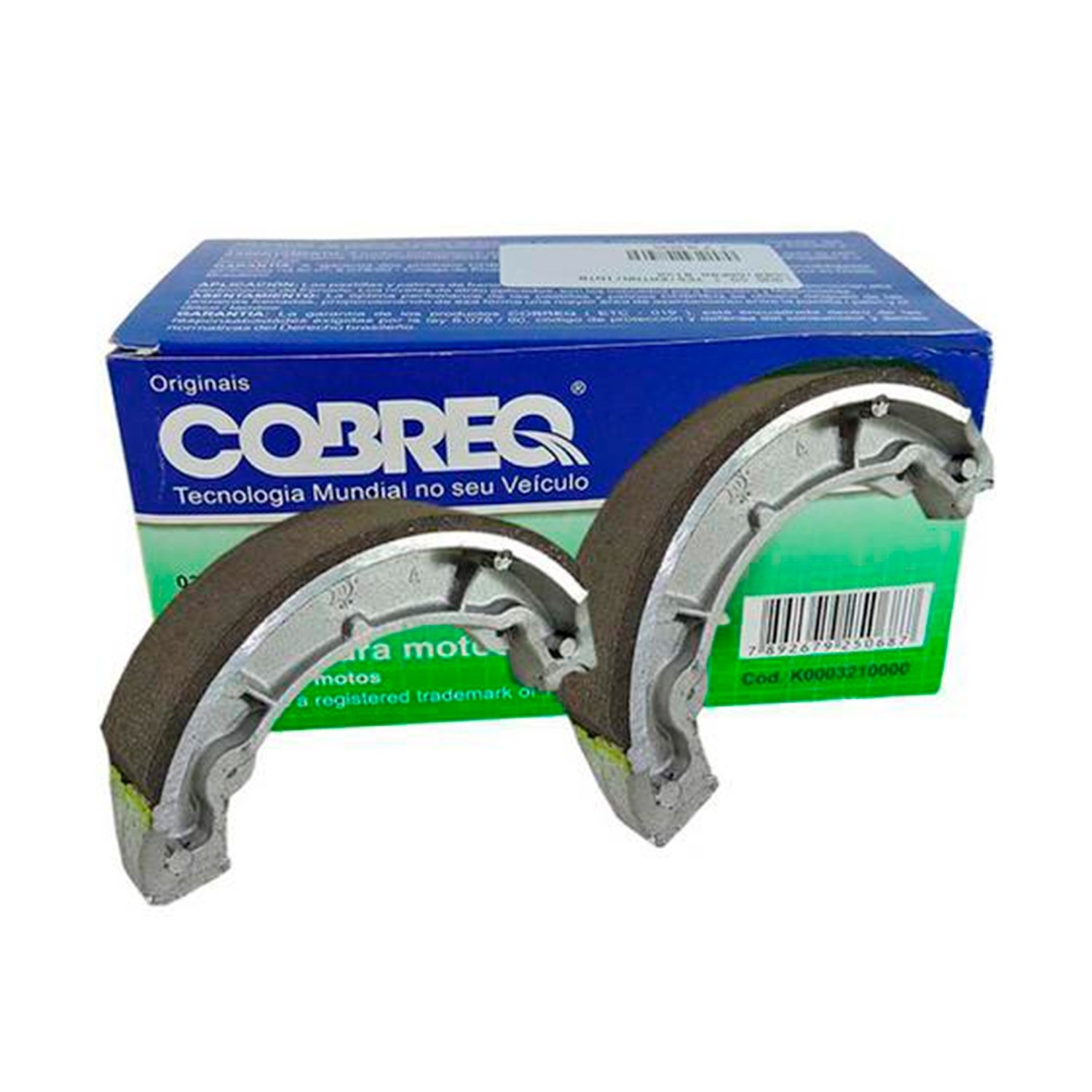 LONA DE FREIO TITAN FAN 125 2000/2013 / FAN 150/160 / TITAN 150 COBREQ