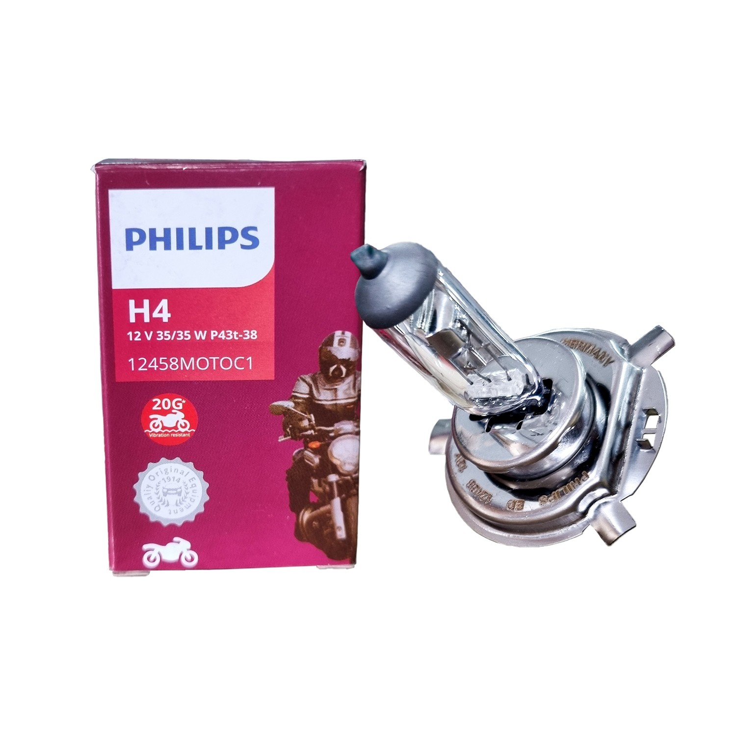 Lampada Farol H4 12v 35x35w Extra Duty Philips